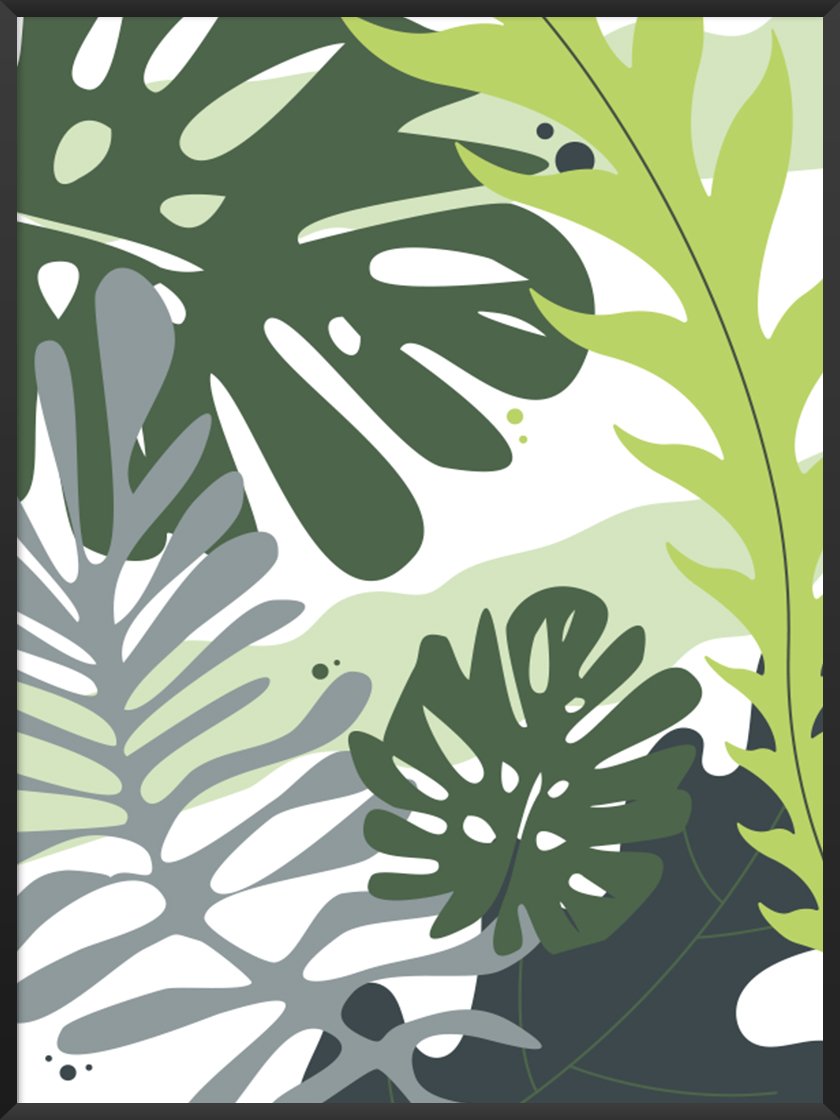 Tropical Leaves - Poster – Project Nord DACH