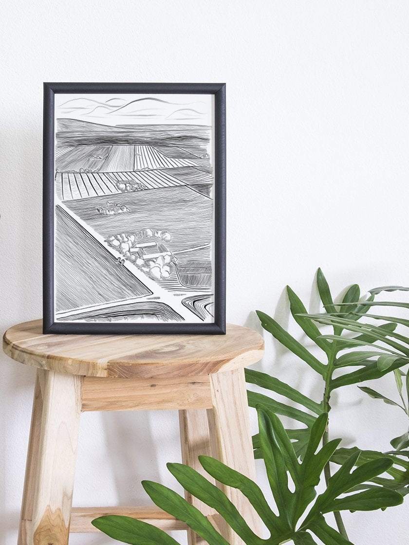 Danish Field - Poster